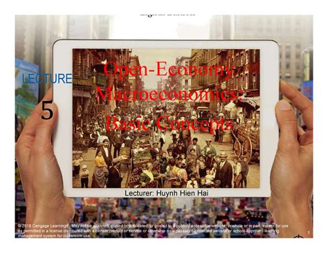 Lecture 5 Open Economy Macroeconomics Basic Concepts Premium Ch 18 Open Economy Open Economy