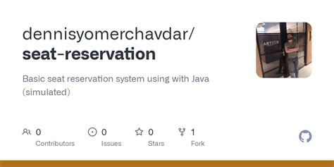 Github Dennisyomerchavdarseat Reservation Basic Seat Reservation