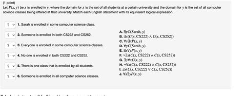 1 point define the following predicates · a x x