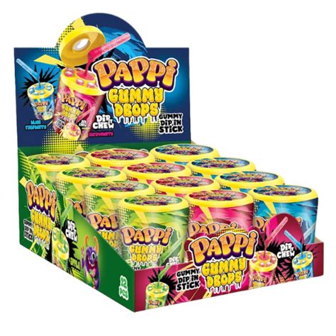 Pappi Gummy Drops 12x55g Candy Cargo