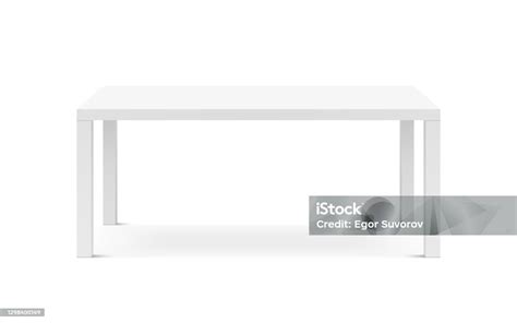 테이블 화이트 모형 부드러운 그림자가 있는 현대적인 3d 책상 인테리어 디자인 템플릿 프레젠테이션 또는 광고를 위한 사실적인 깨끗한 개체입니다 격리된 플랫폼입니다 벡터
