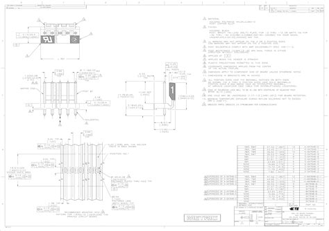 Te Connectivity Amp Connectors 的 647648 Drawing 規格書 Digikey