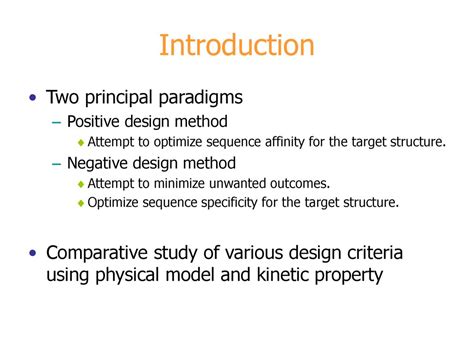 Paradigms For Computational Nucleic Acid Design Ppt Download