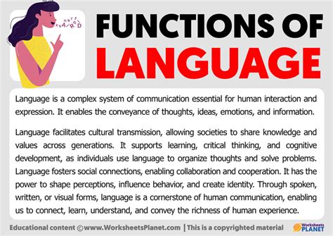 Functions Of Language