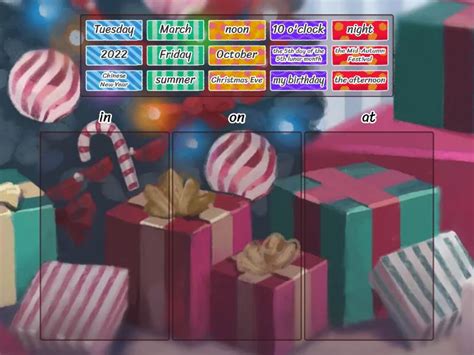 4a Unit 5 Classification Game In On At Categorize