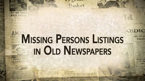 A Closer Look At Newspaper Records 1 Ancestral Findings