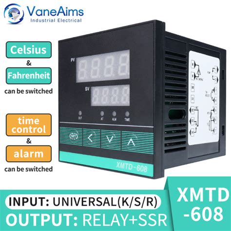 Time Pid Temp Controller Thermostat Xmtd 608 Rtd Tc Input Ssr Relay
