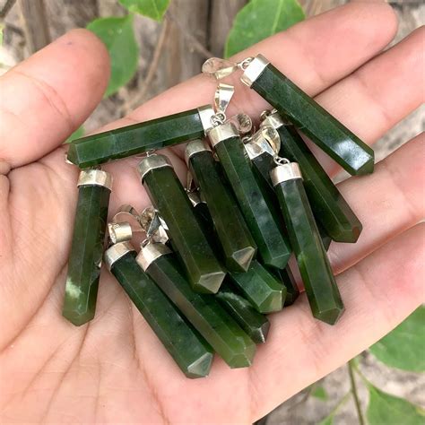 Nephrite Jade Crystals Nephrite Jade Pendants Points Jade Pendants