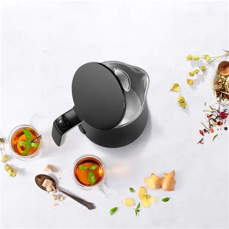 Zwilling Enfinigy Cool Touch 1 Liter Electric Kettle Cordless Tea Kettle And Hot Water Black