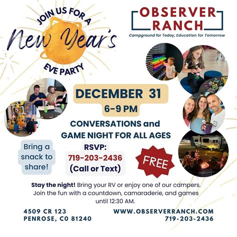Events Observer Ranch