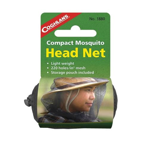 Coghlans 50cm Compact Mosquito Head Net Insect Protector Outdoor