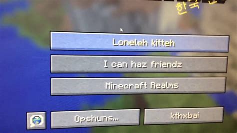 Minecraft Lolcat Language Youtube