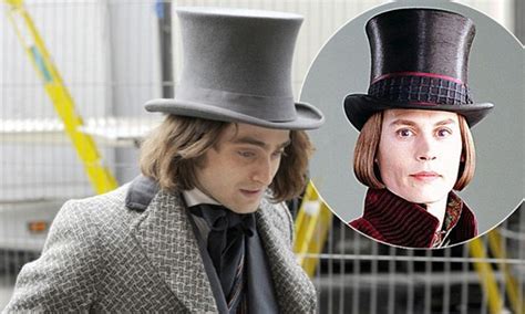 Daniel Radcliffe Resembles Willy Wonka As He Arrives On Frankenstein