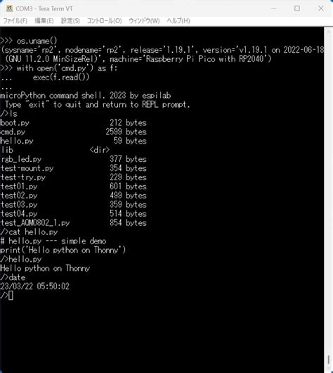 えすぴー💉💉🇺🇦💉💉 On Twitter ラズピコでmicropython、コンパイルせずに実行できていいんだけれど、teratermでつないでもreplのプロンプト出てきて、それよりか えすぴー💉💉🇺🇦💉💉 On Twitter ラズピコでmicropython、コンパイルせずに実行できていいんだけれど、teratermでつないでもreplのプロンプト出てきて、それよりか