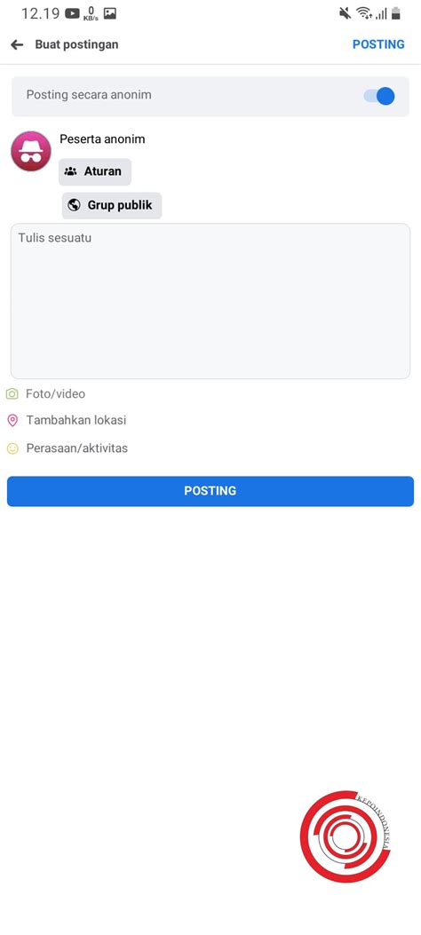 Cara Memposting Secara Anonim Di Grup Facebook Lewat Fb Lite