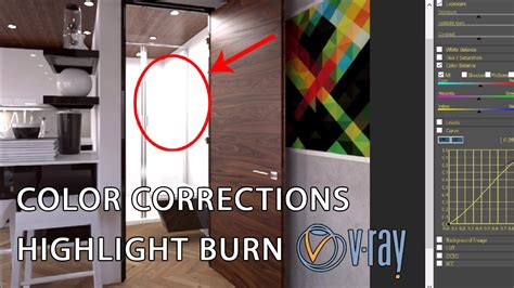 Vray 3 4 Highlight Burn [vray Frame Buffer Color Corrections] Youtube