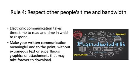 10 Netiquette Rules Pptx