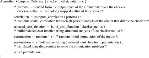 Pseudocode For The Spatial Correlation Estimation Method Download Scientific Diagram