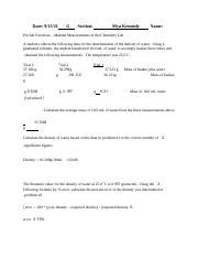 Experiment 2 Pre Laboratory Assignment 1 Docx Date 9 13 21 G Section Mya Kennedy Name Pre