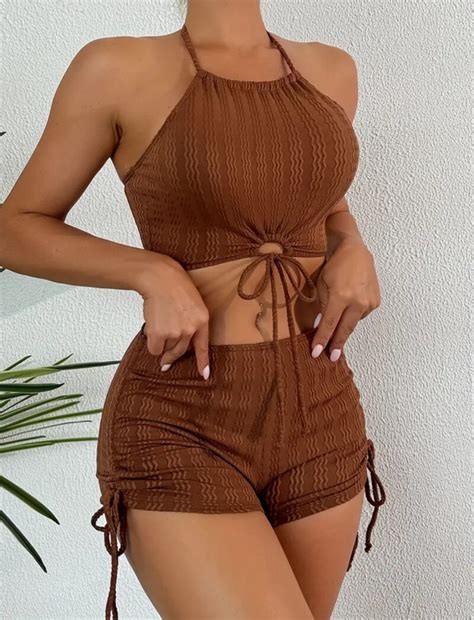 Brown Two Piece Set Beyond Bliss
