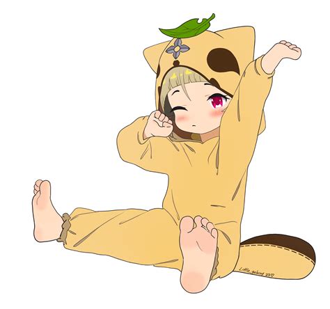 Little Galaxy Sayu Genshin Impact Genshin Impact Pijama Absurdres