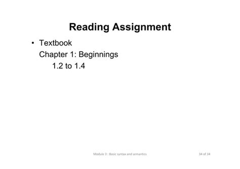 Lecture 3 Basic Syntax And Semantics Ppt Lecture 3 Basic Syntax And Semantics Ppt