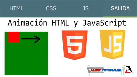 animación en html con javascript dom y eventos youtube