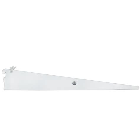 Double Track Shelf Bracket For Wire Shelf 16 Inches White By Stone Harbor Hardware