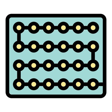 Electronic Microchip Circuit Board Showing Connections On Blue