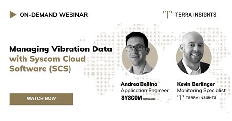 On Demand Webinar Managing Vibration Data With Syscom Cloud Software Scs Syscom