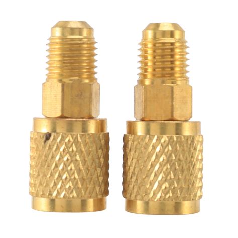 R410a Adapter 516inch Sae Female Quick Couplers To 14inch Sae Male
