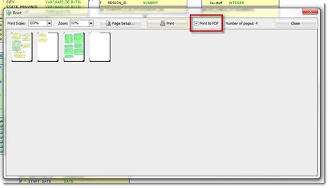 Diagram Printing To Pdf In Oracle Sql Developer Data Modeler V4