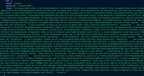 Trying To Sink Consumeroffsets Topic With Lenses S3 Connector
