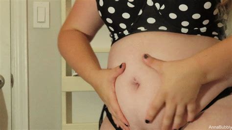 Anna Does Fetish Bloated Belly Eating 2