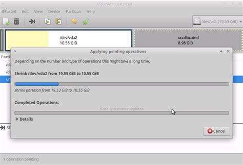 Изменение размера дискового пространства Vps на Linux