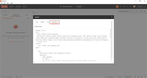 Using Postman To Call Ip2proxy Proxy Detection Api