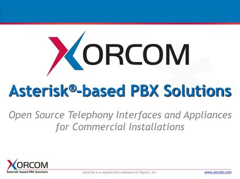Ppt Asterisk ® Based Pbx Solutions Powerpoint Presentation Free Download Id252021