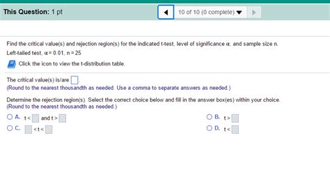 Solved Find The Critical Value S And Rejection Region S