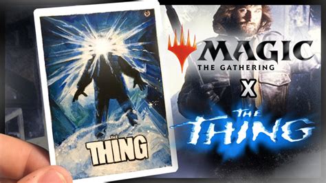 How I Made The Thing Into A Magic Card Youtube