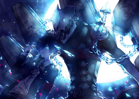 Thanatos Hd Wallpaper From Persona 3 Minato Arisato And Makoto Yuki