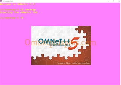 Initiation Of Omnet In Windows