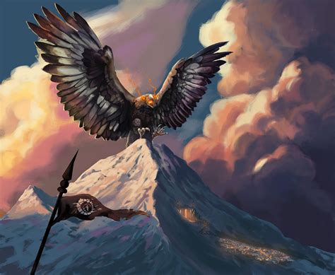 Tsenahale The Giant Eagles From Navajo Mythology World Mythology Post