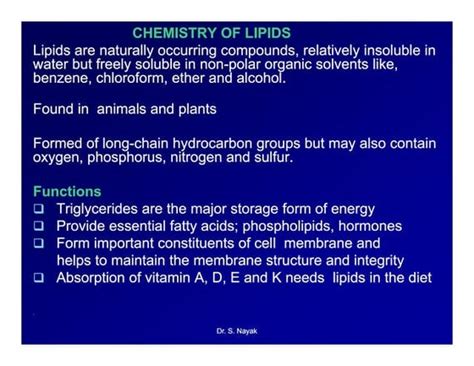 Lipids Properties Classification Function Pptx Chemistry Science Lipids Properties Classification Function Pptx Chemistry Science