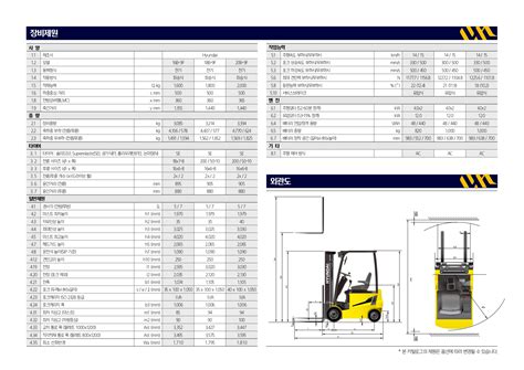2톤 현대 지게차 20b 9f 좌식 전동지게차 4륜지게차 Hd현대지게차 직영센터