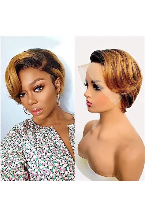 Pixie Cut Wig Human Hair 13x4 Lace Front Wigs Short Pixie Cut Glueless Wigs Human Hair Pre