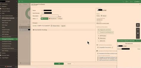 troubleshooting tip fortiswitch shows upgrade fa fortinet community