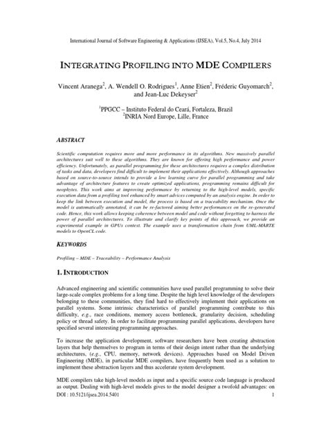 integrating profiling into mde compilers pdf computer programming