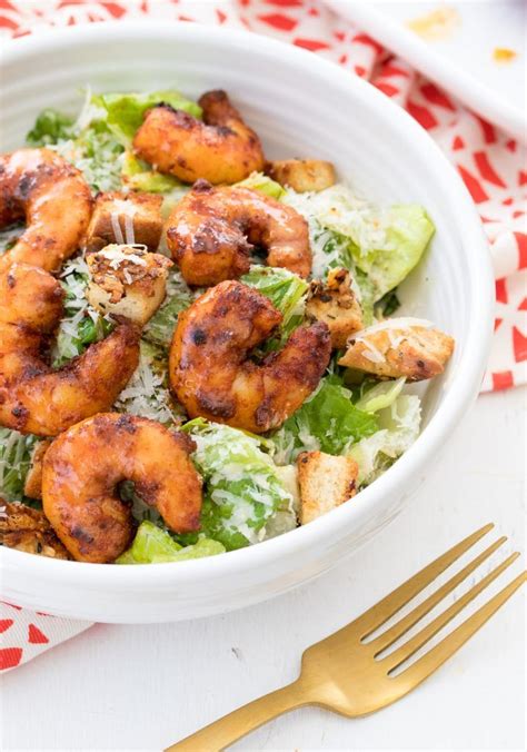 Spicy Shrimp Caesar Salad Delicious Healthy Salads Delicious Salads