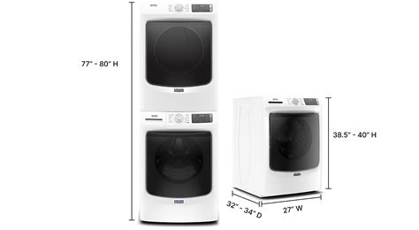 Standard Dimensions Of Stackable Washer And Dryer At Palmer Ellerbee Blog