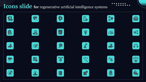 Icons Slide For Regenerative Artificial Intelligence Systems Diagrams Pdf
